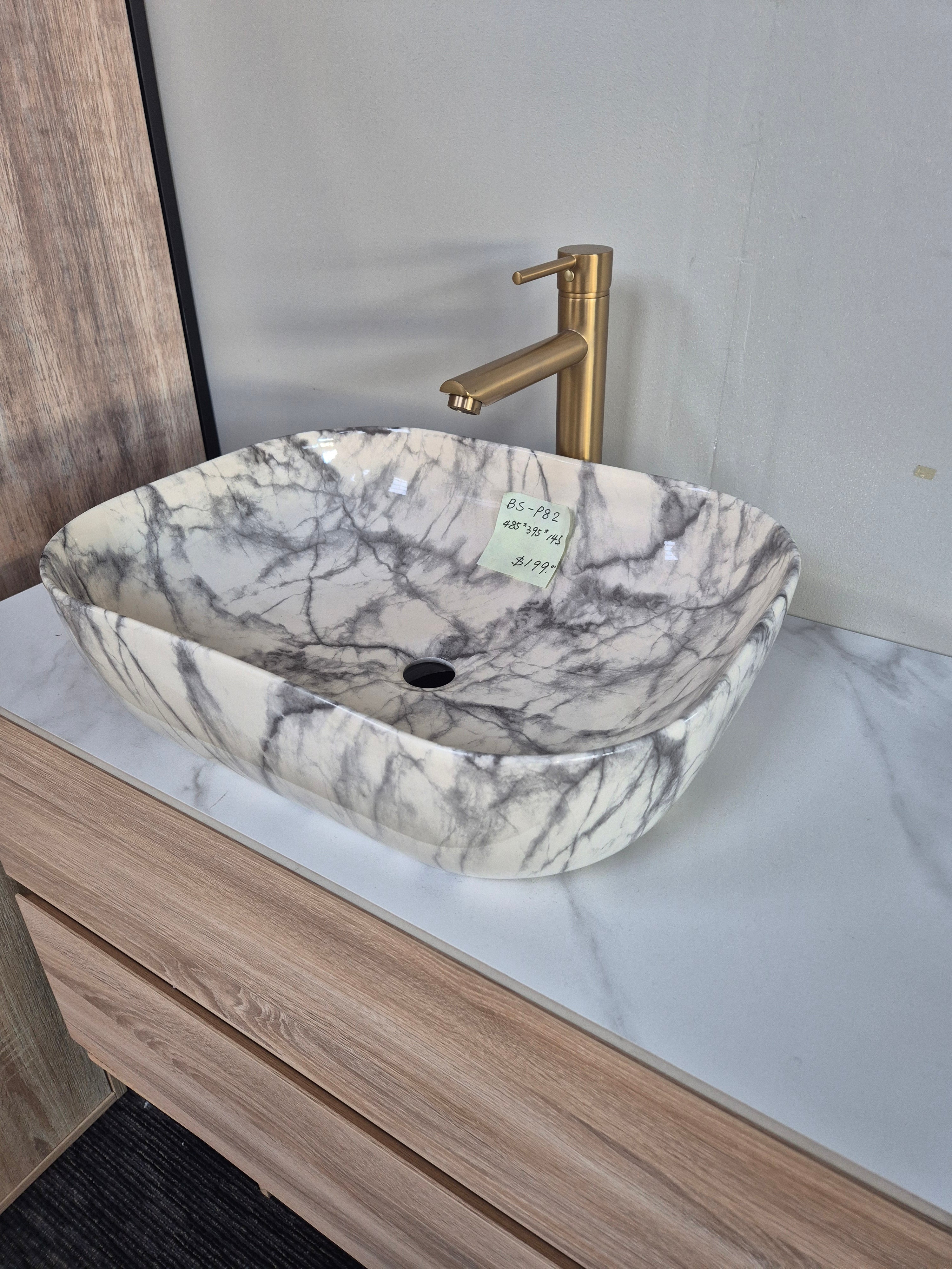 Marble Rounded Benchtop Basin – QualiBath Limited
